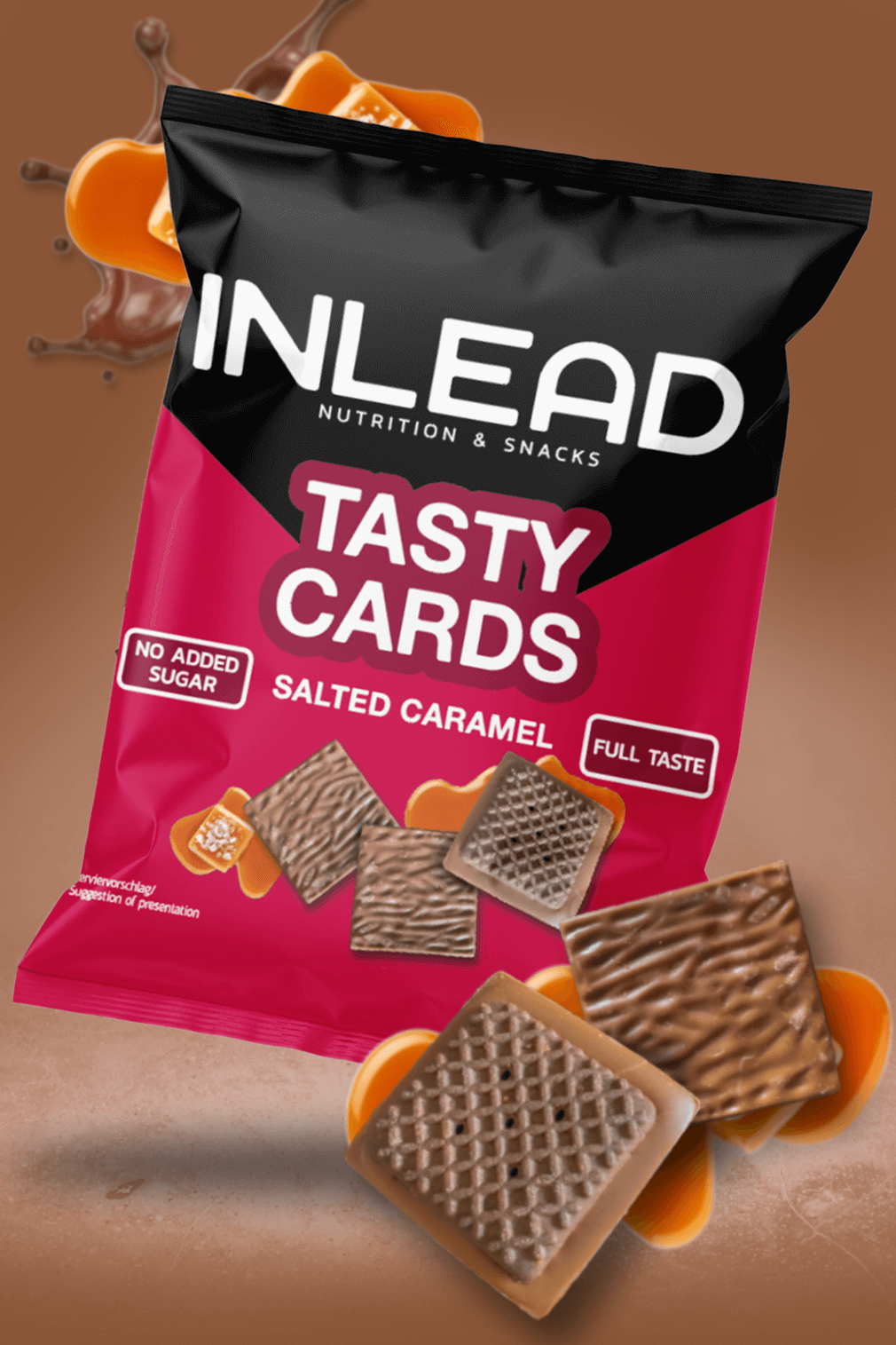 Inlead Tasty Cards 52g Salted Caramel, 1,59